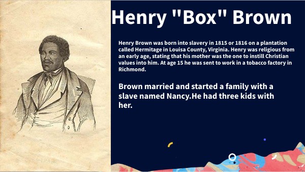 henry box Brown dvn ayb