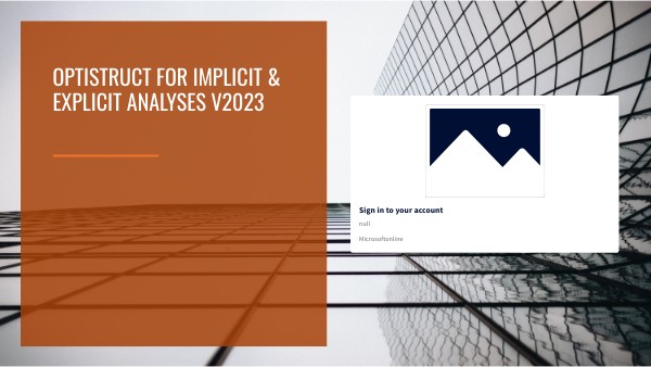 OptiStruct Implicit Course | Genially