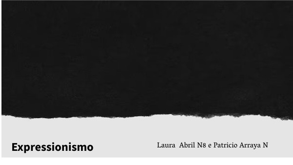 Expressionismo | Genially