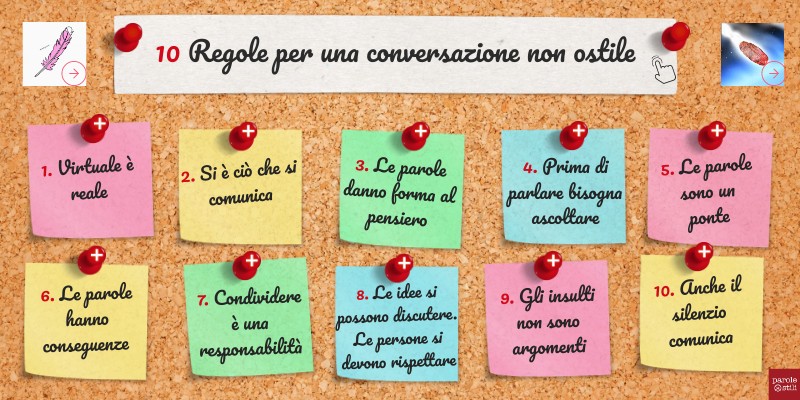 10 Regole per una comunicazione non ostile