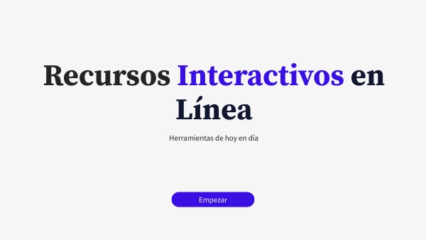 Recursos Interactivos en Línea