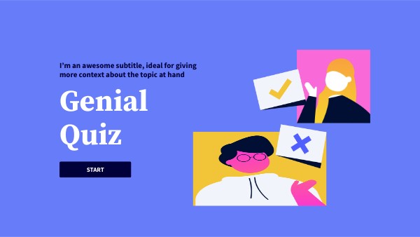 Genial quiz | Genially