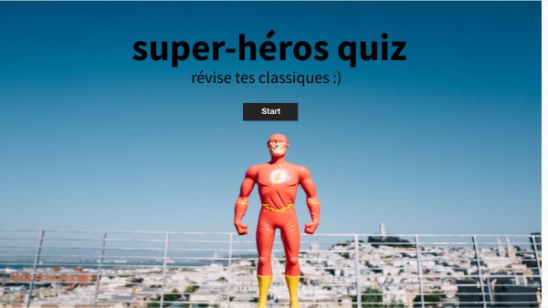 Copie - Quiz super-héros | Genially