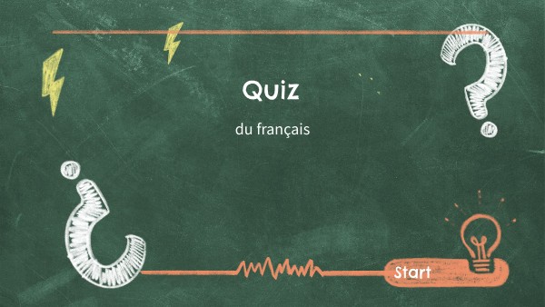 Quizz de Francês | Genially