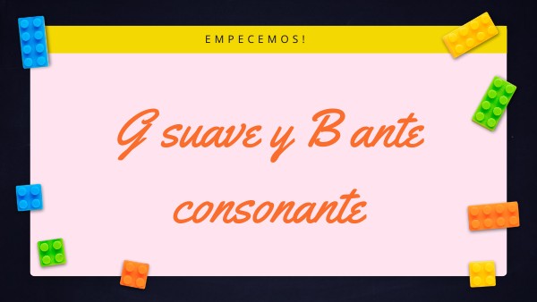 ejercicios g suave y b delante de consonante | Genially