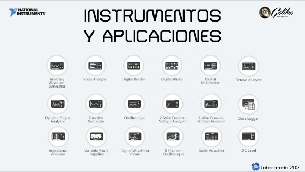 Instrumentos y Aplicaciones NI ELVISmx | Genially
