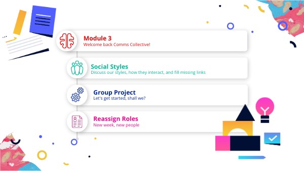 Module 3 Agenda | Genially