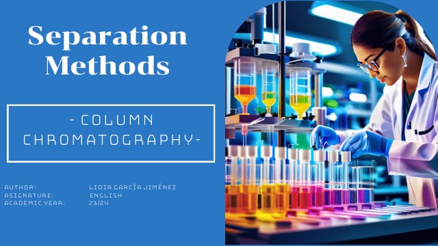 Separation Methods: Column Chromatography
