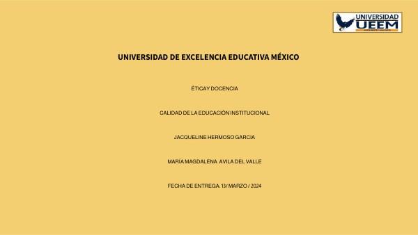 JACQUELINE- CALIDAD DE LA EDUCACIÓN INSTITUCIONAL | Genially