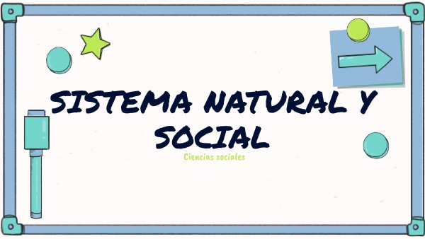 2do_T1. Sistemas natural y social | Genially