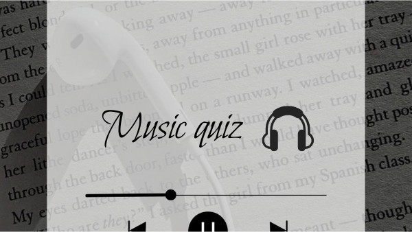 Music quiz