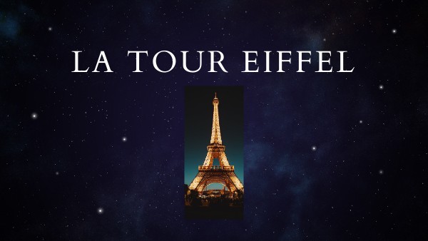 Exposé Tour Eiffel | Genially