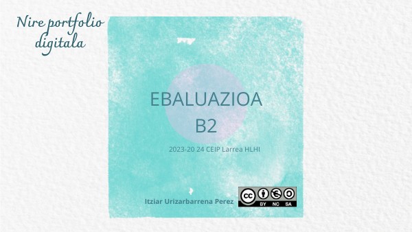Nire portfolio digitala B2 Itziar Uriarbarrena