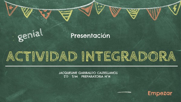 integradora 1 tecno | Genially