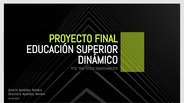 Proyecto Final Universitario Dinámico | Genially