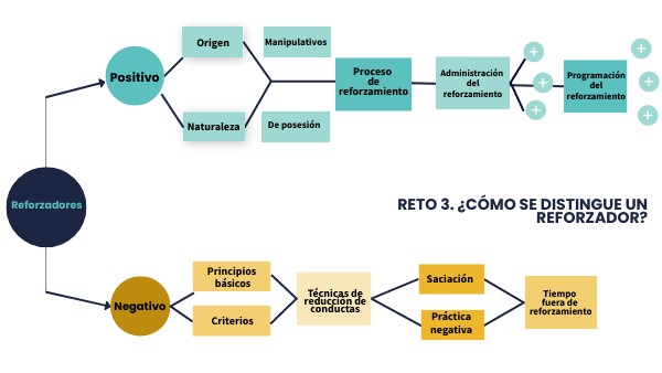 ¿Cómo se distingue un reforzador? | Genially