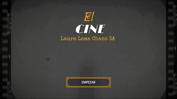 Presentación Cine Laura 3A | Genially