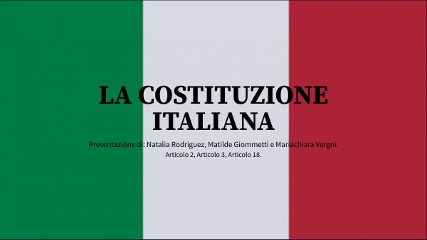 COSTITUZIONE