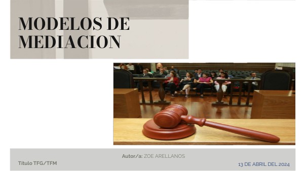 MODELOS DE MEDIACIÓN | Genially
