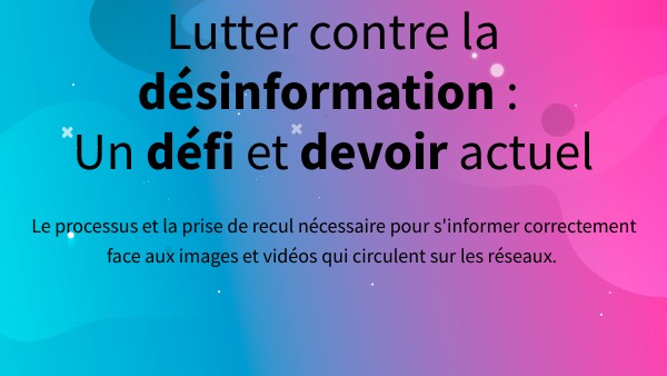 Campagne de sensibilisation | Genially