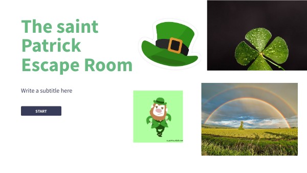 Saint Patrick Escape room | Genially