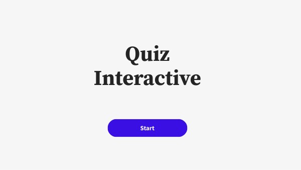 Quiz interactive basique | Genially