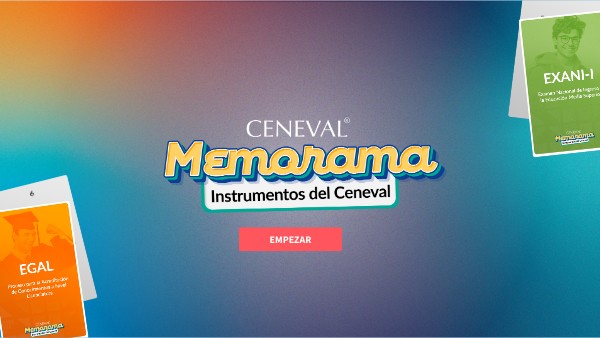 Memorama Instrumentos del Ceneval