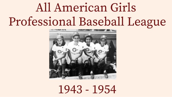 Rookie AAGPBL | Genially