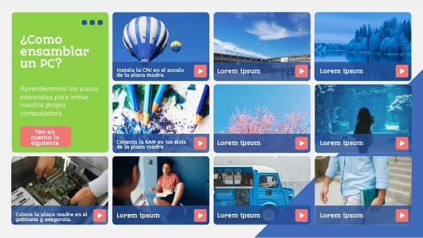 Emsamblaje de un PC | Genially