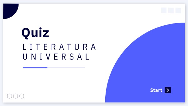 Literatura Universal | Genially