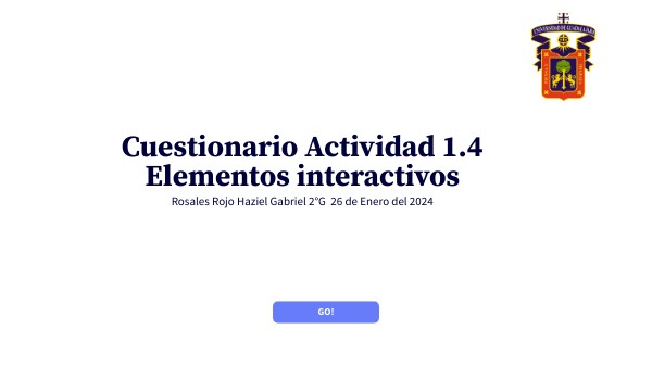 Actividad 1.4 Elementos interactivos