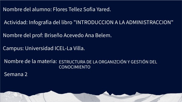 INFOGRAFIA SEMANA 2 FLORES TELLEZ SOFIA YARED | Genially