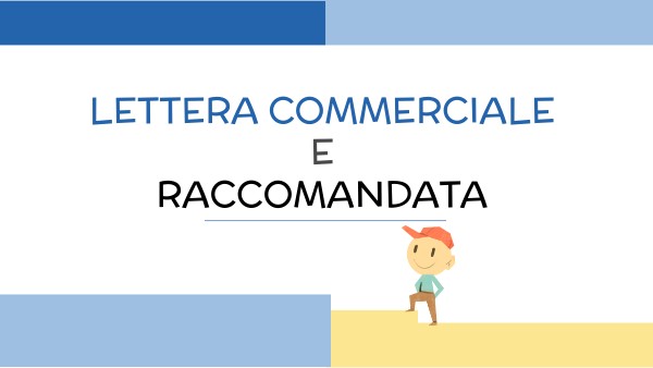 Lettera commerciale e raccomandata
