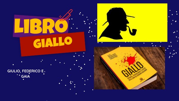 presentazione libro giallo | Genially