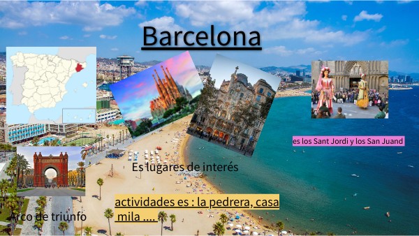 diapo Barcelone | Genially