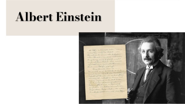 Albert Einstein : Maths | Genially