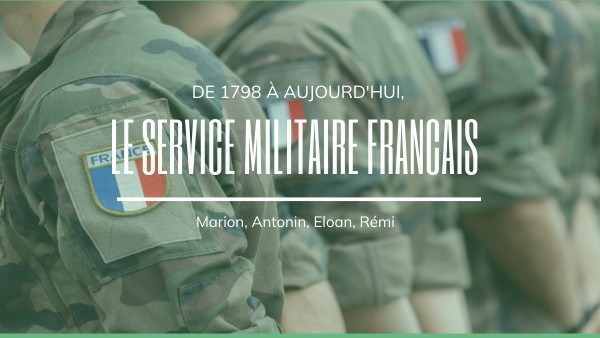 Service militaire | Genially
