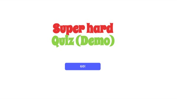Super hard quiz (demo) | Genially