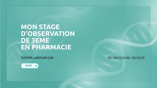STAGE PRESENTATION | Genially