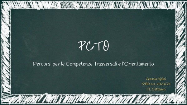 pcto PRESENTATION