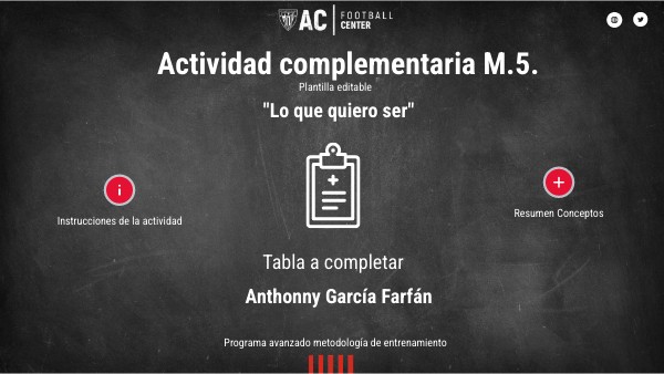 PLANTILLA ACTIVIDAD COMPLEMENTARIA | AC|FC | Genially