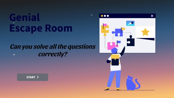 GENIAL ESCAPE ROOM | Genially