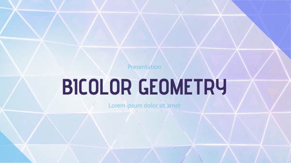 BLUE GEOMETRY PRESENTATION | Genially