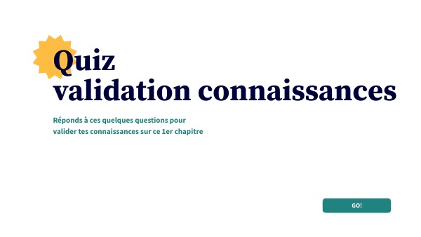 Quiz M1 C1 | Genially