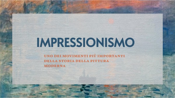 Impressionismo | Genially