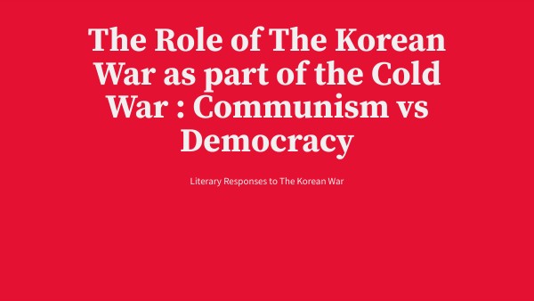 The Korean War