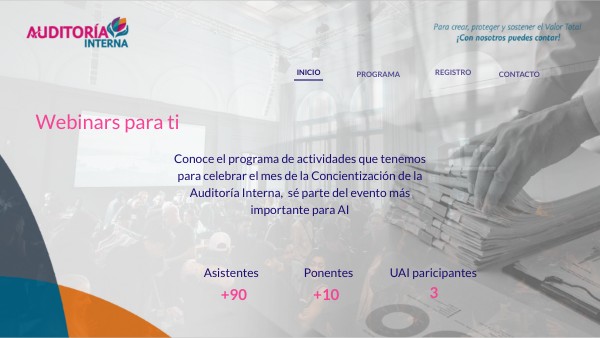 PROGRAMACIÓN EVENTO GENIAL