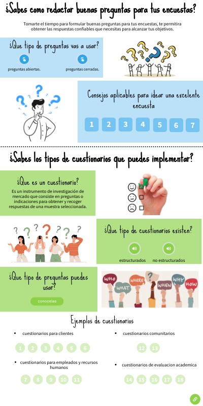 Infografía Estadística Preguntas y Cuestionarios | Genially