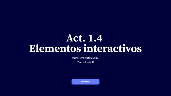 Elementos Interactivos