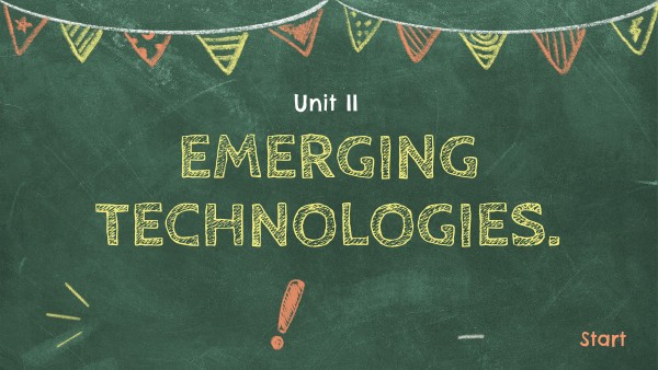 Emerging Technologies EN | Genially